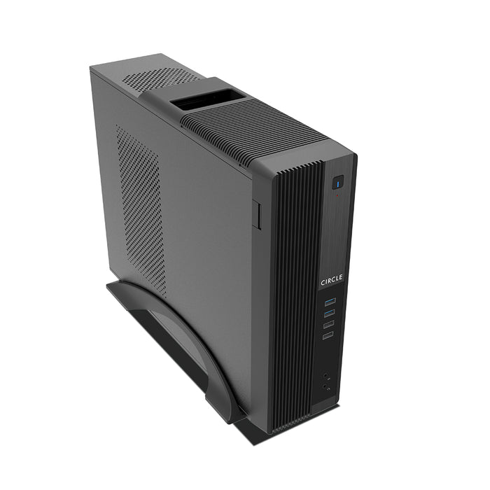 STICK M1 3.0 Micro-ATX CPU Cabinet - Black | Compact Case with Power Supply
