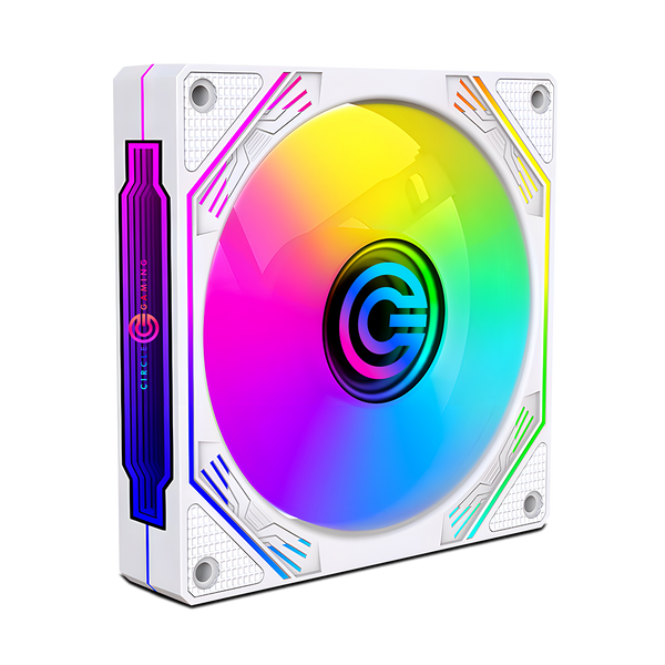 Infinity X3 ARGB White Gaming LED Fan | High Performance & Stunning ...
