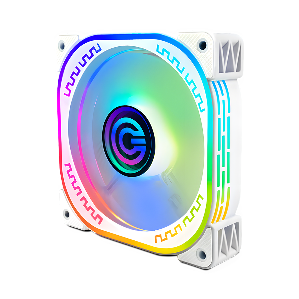 Infinity X1 ARGB White Gaming LED Fan | High Performance & Stunning ...