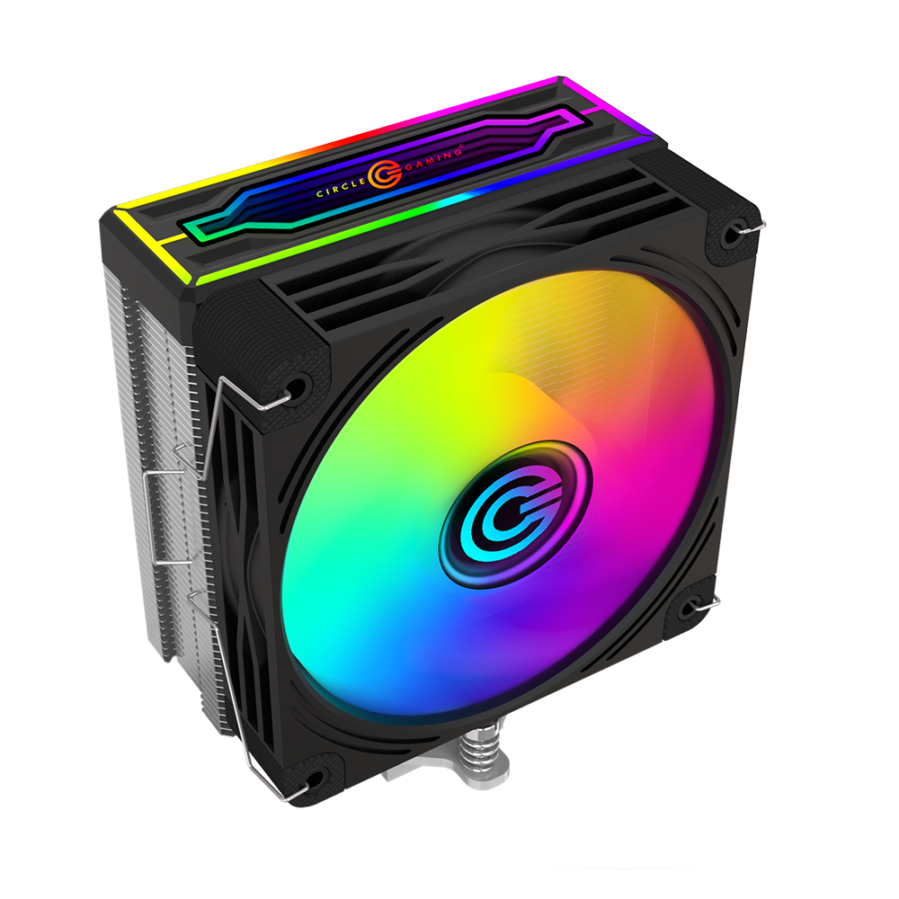6P ARGB Silver Gaming CPU Cooler | High-Performance Cooling with RGB ...