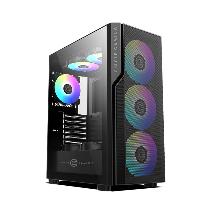 Eliminator X5 Mid-Tower Gaming Cabinet - Black | Sleek & High-Performance