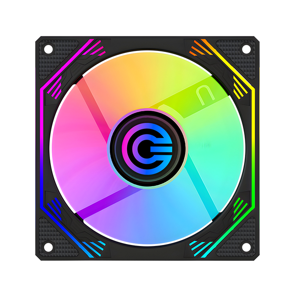 Infinity X3 ARGB Black Gaming LED Fan | High Performance & RGB Effects