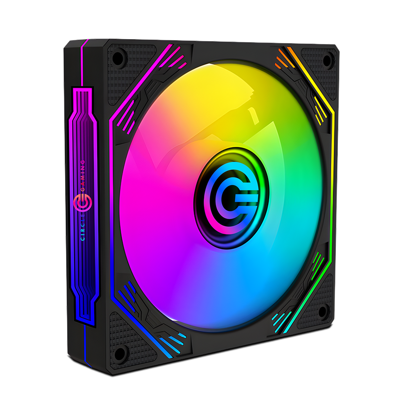 Infinity X3 ARGB Black Gaming LED Fan | High Performance & RGB Effects