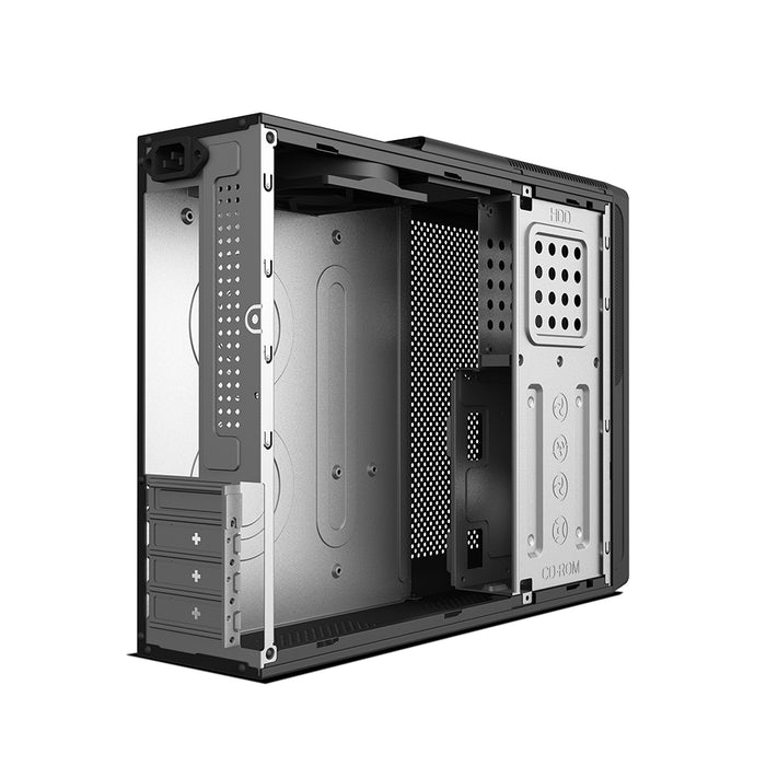 STICK M1 3.0 Micro-ATX CPU Cabinet - Black | Compact Case with Power Supply