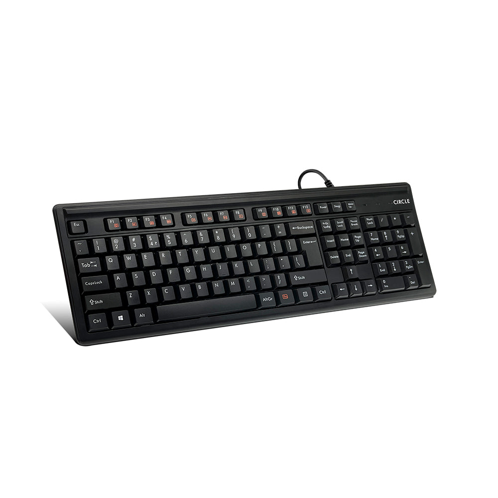 Performer C21 USB Keyboard - Black | Durable & Ergonomic Design