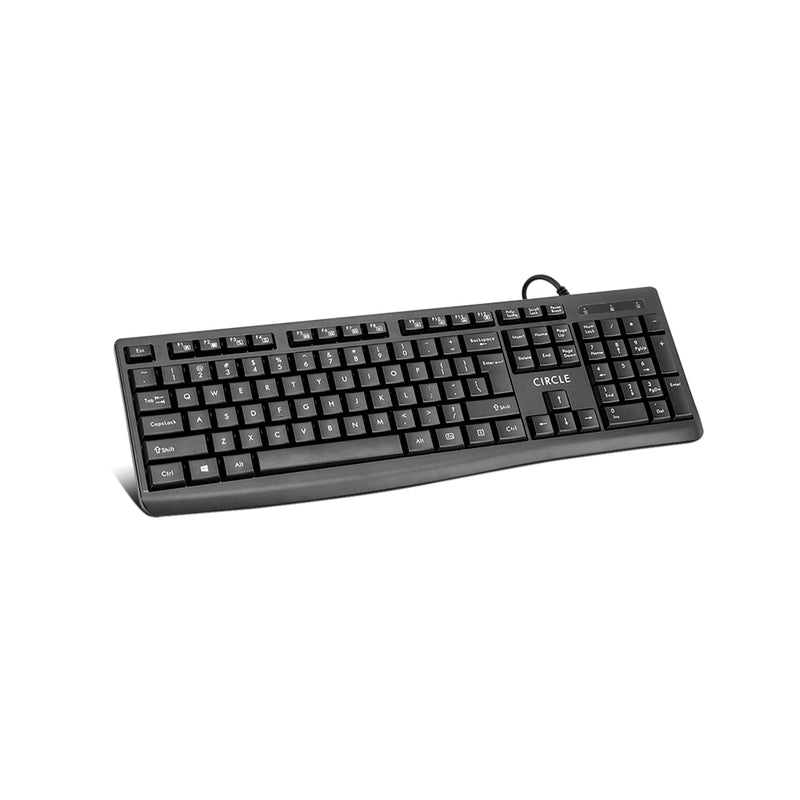 Circle Caliber USB Keyboard | Comfortable & Reliable Typing Experience