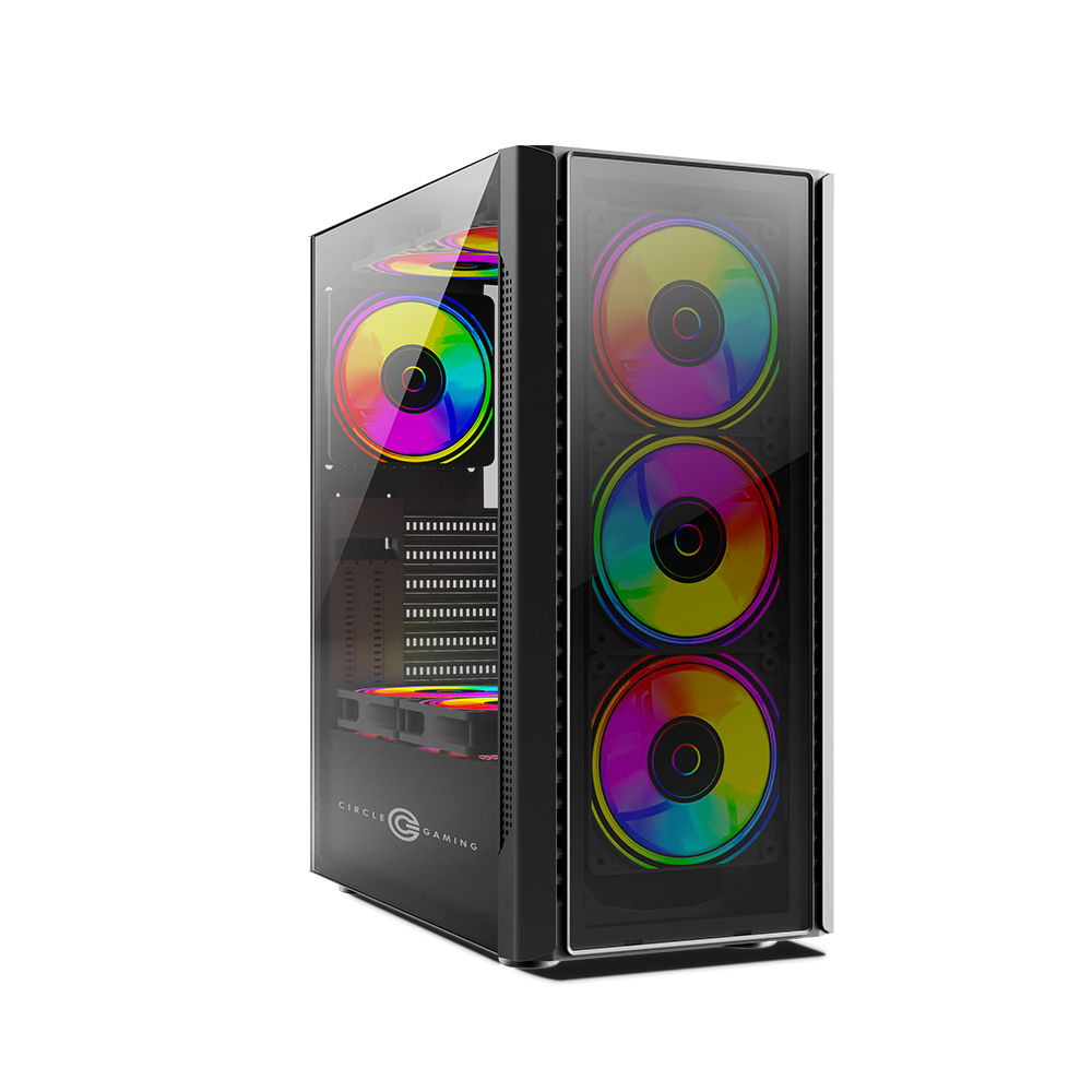 Elegantor X3 ARGB Mid-Tower Gaming Cabinet - Black | Stylish & High ...