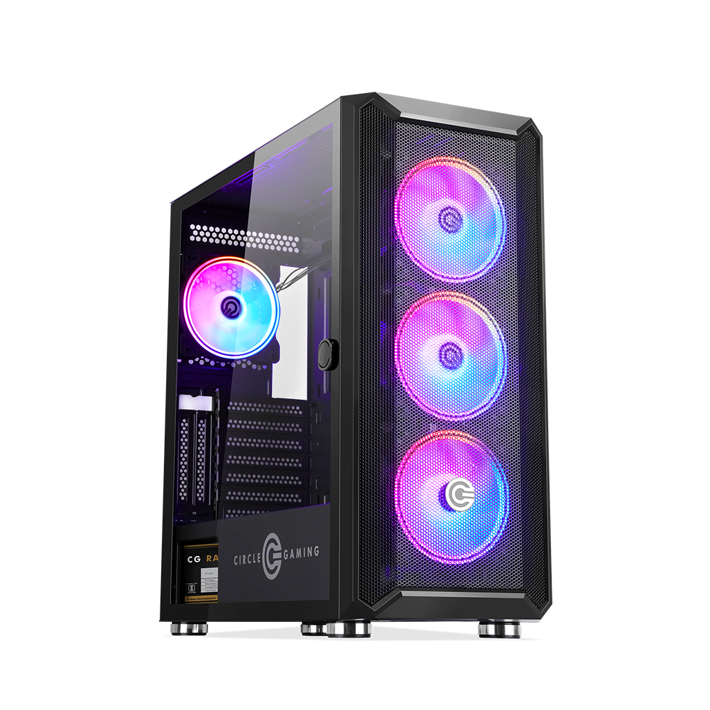Stealth B1 ARGB Gaming Cabinet | Sleek Mid-Tower with Enhanced Cooling